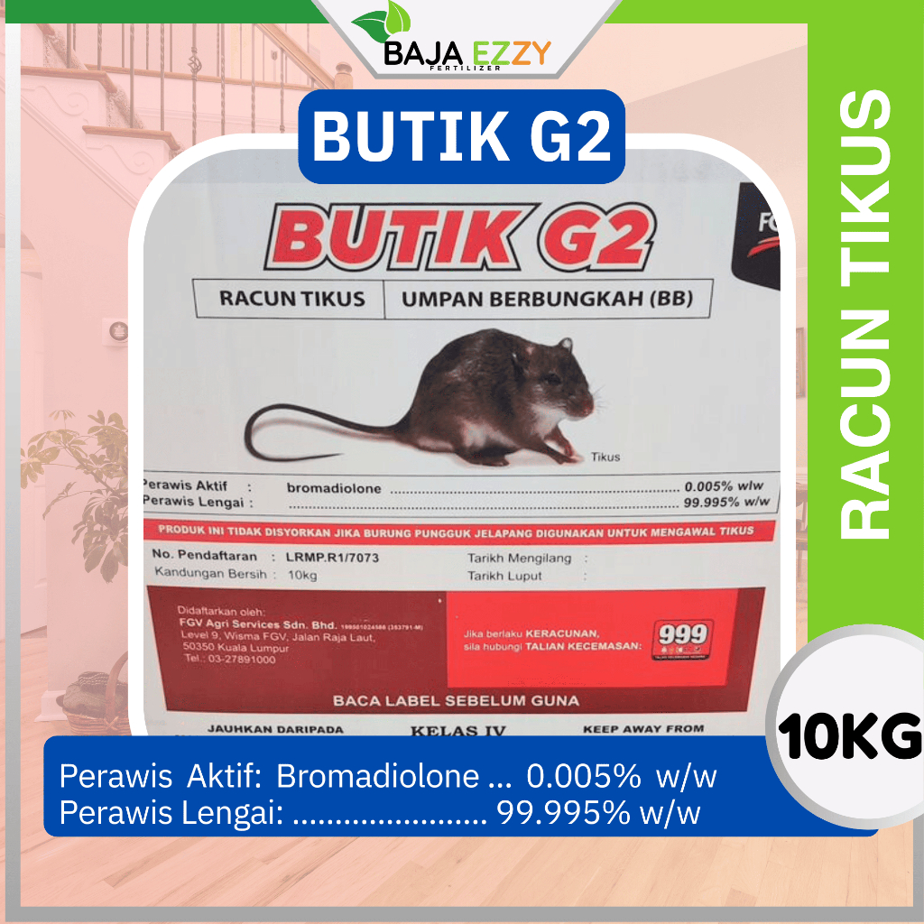 Racun Tikus Butik G2 by FGV 10KG | Shopee Malaysia