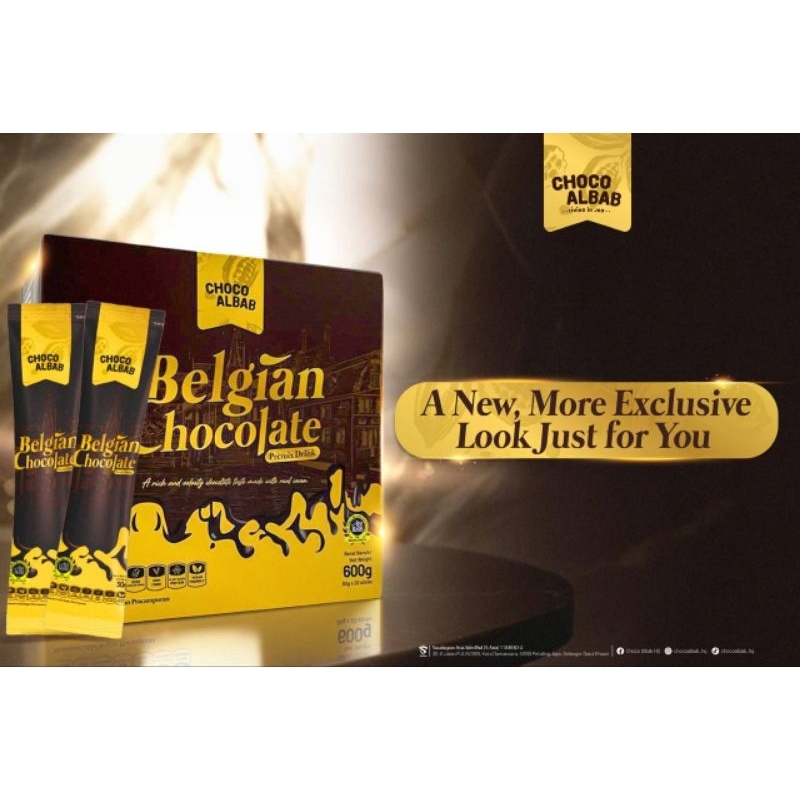 Belgian Chocolate Drink Choco Albab (Promo) | Shopee Malaysia