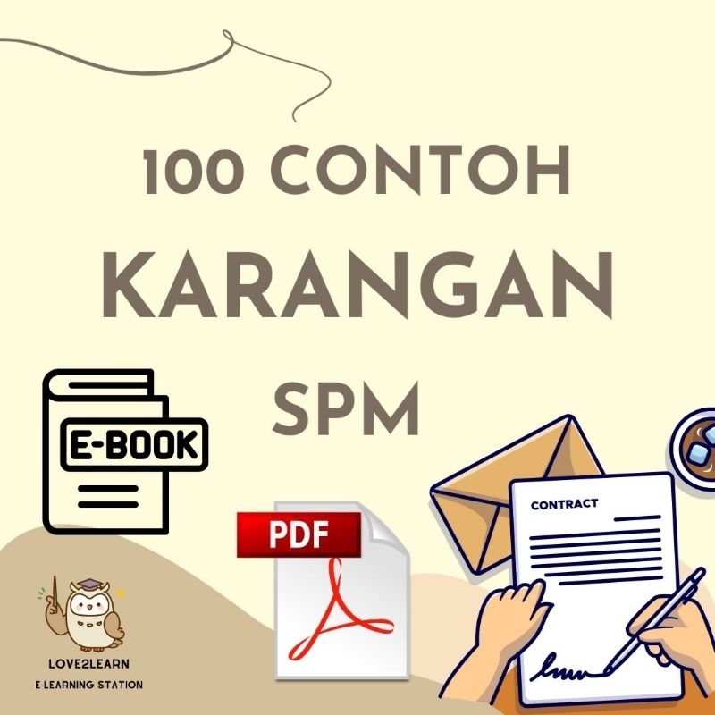 KM1 100 Contoh Karangan Bahasa Melayu SPM KSSM | Shopee Malaysia
