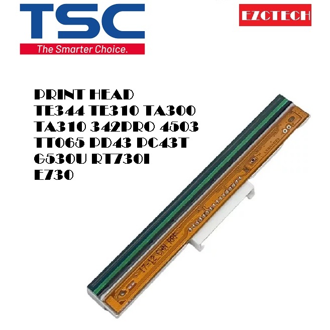 TSC ORIGINAL 300DPI Print Head for TSC TE344 TE310 TA300 342 Thermal ...