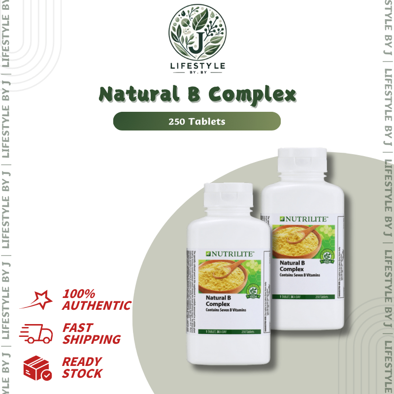 Nutrilite Natural B Complex- 250 tablets Vitamin B Supplement Suplement ...