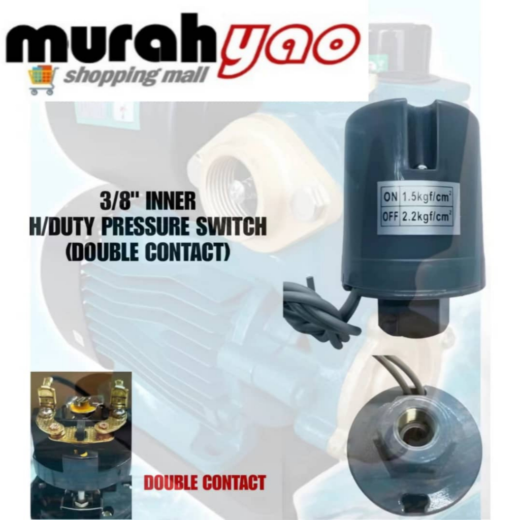 1/4" & 3/8" L/DUTY & H/DUTY PRESSURE SWITCH SINGLE/DOUBLE CONTACT ...