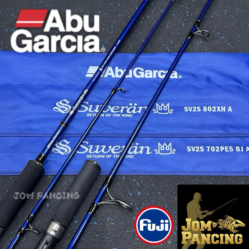 【Jom Pancing】ABU GARCIA SUVERAN 2 FULL FUJI SPINNING FISHING ROD ...