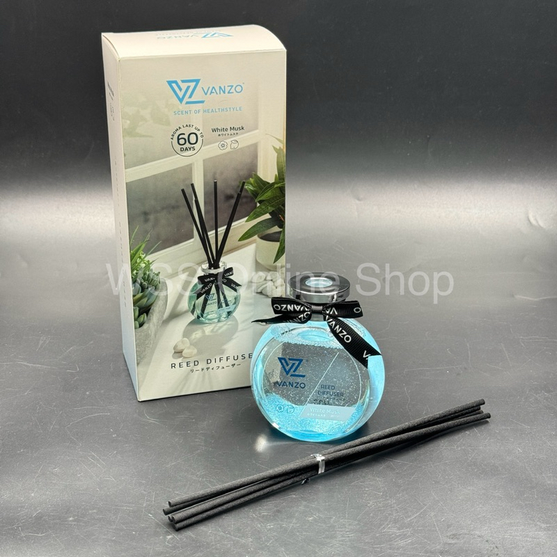 VANZO [Original] Reed Diffuser - White Musk (120ml) | Shopee Malaysia