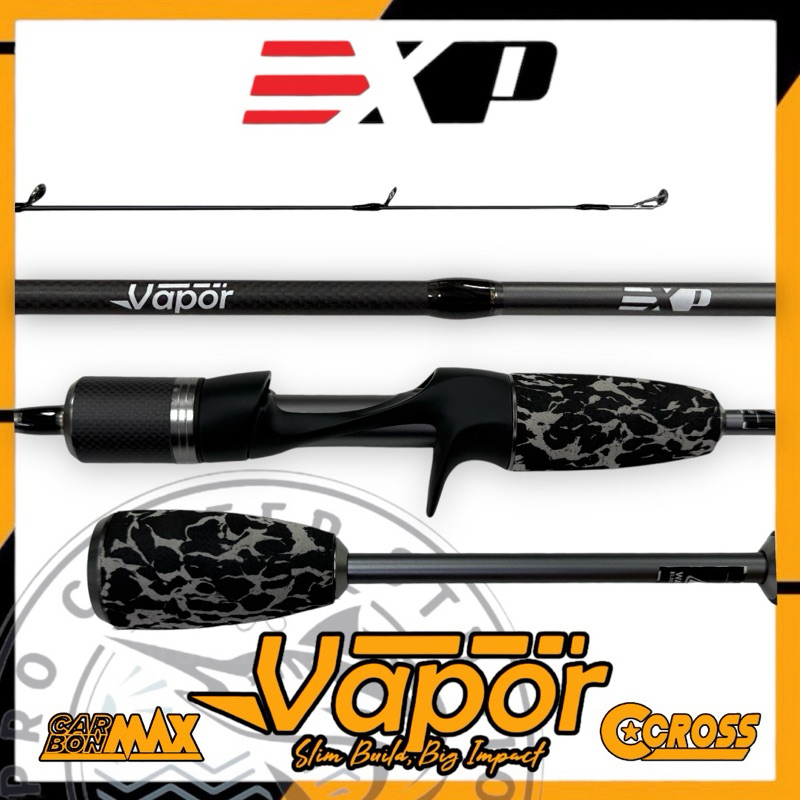 EXP VAPOR FISHING ROD ULTRA LIGHT SPINNING BC JORAN SOLID CARBON ...