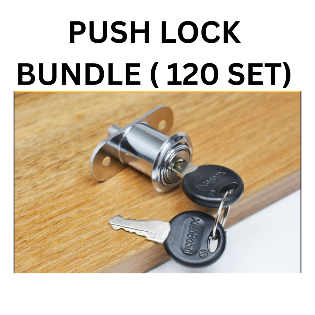 MDS SLIDING DOOR PUSH LOCK PRESS LOCK BUNDLE ( 120 SET) | Shopee Malaysia