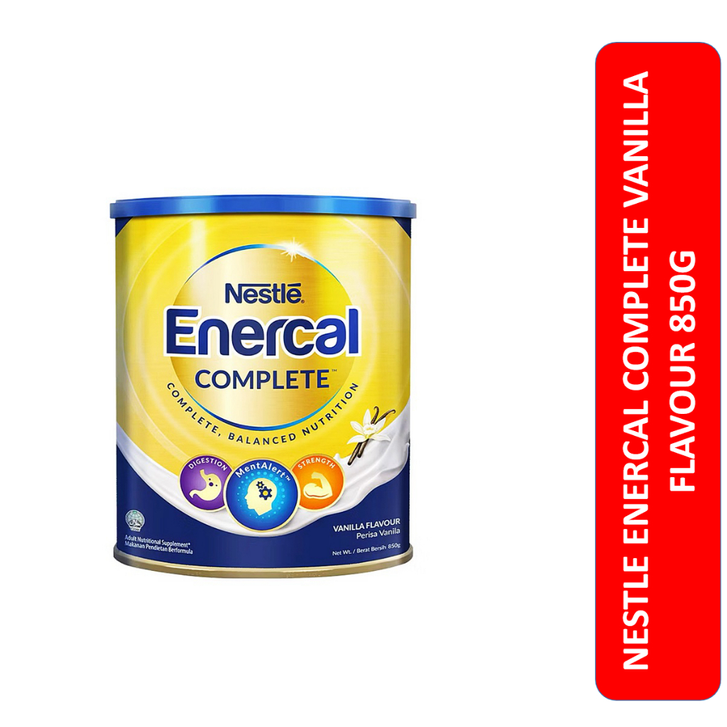 NESTLE ENERCAL COMPLETE VANILLA FLAVOUR 850G | Shopee Malaysia