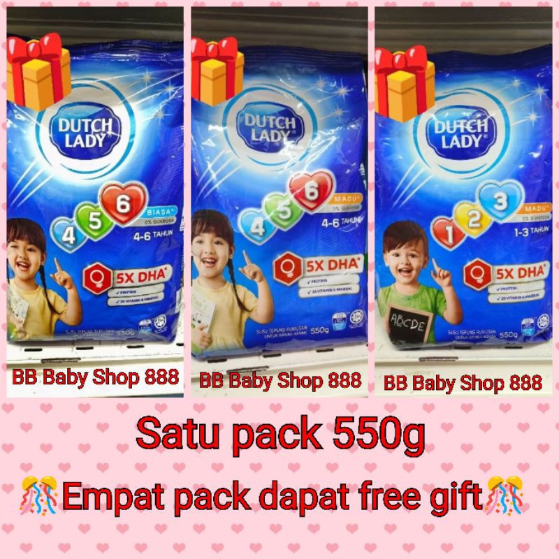 Dutch Lady 123/456/6+ (Biasa/Madu) 550g/850g | Shopee Malaysia