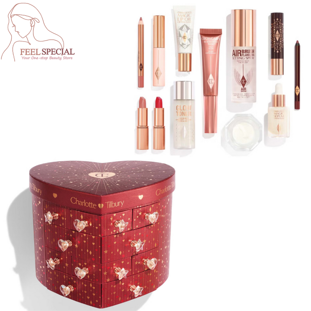 CHARLOTTE TILBURY Beauty Treasure Chest of Love - 12 Beauty Advent ...