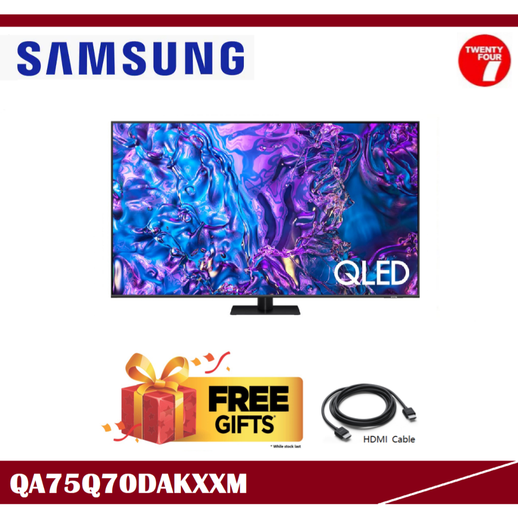 [ Delivered by Seller ] SAMSUNG 75" inch Q70D QLED 4K Smart TV (2024 ...