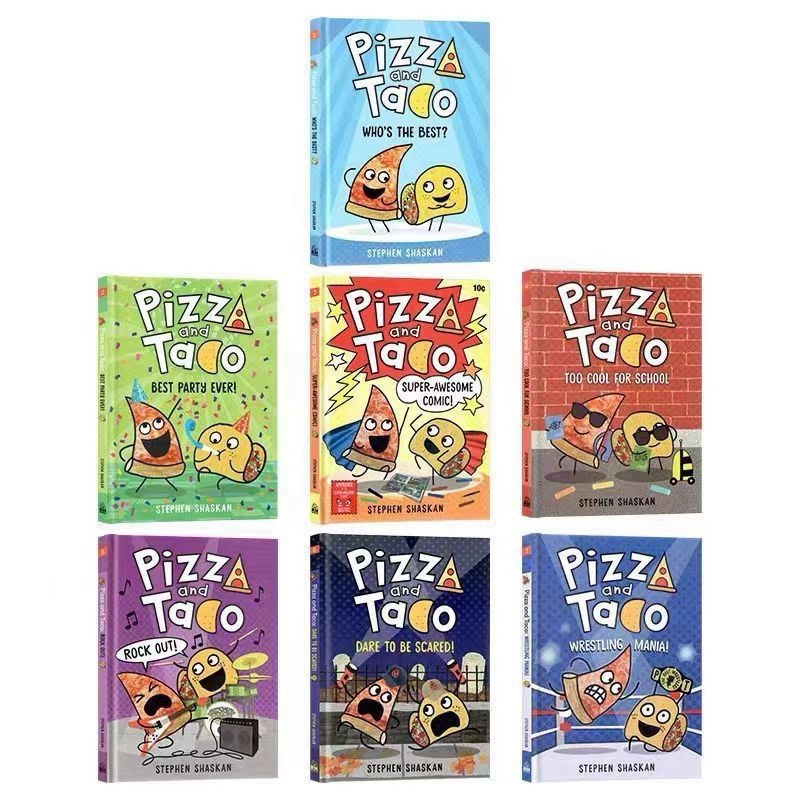 Pizza and Taco Graphic Novel Series 7 Books Set | Shopee Malaysia
