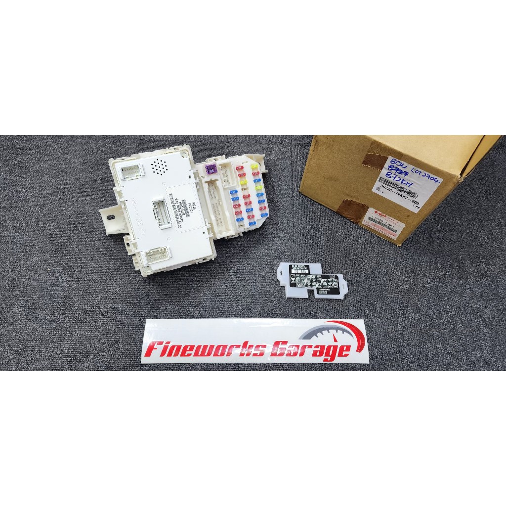 SUZUKI SWIFT ZC21 BCM B72KH BODY CONTROL MODULE 100% ORIGINAL GENUINE ...