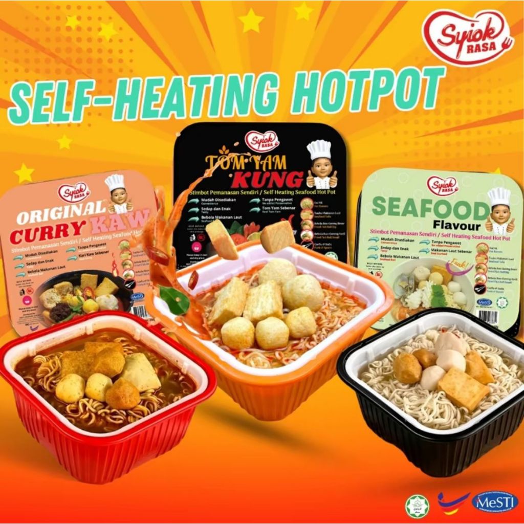 [3PCS SET COMBO] Syiok Rasa 3 Rasa 1 Harga Tomyam Kung/ Curry Kaw ...