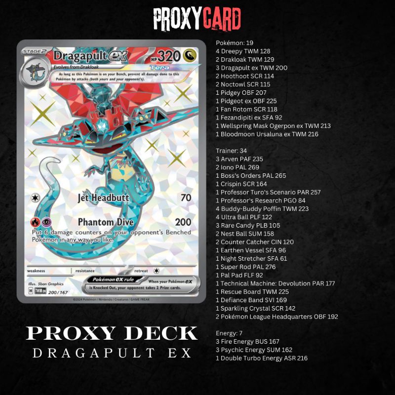 PROXY DECK DRAGAPULT EX | Shopee Malaysia