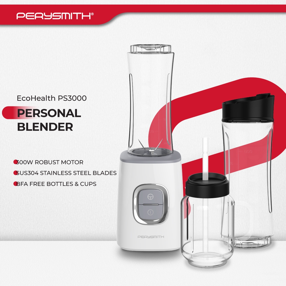 PerySmith Personal Blender Ecohealth Series PS3000 | Shopee Malaysia