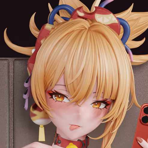 PP Jiang Studio - Yoimiya Genshin Impact Resin Statue GK Anime Figure ...