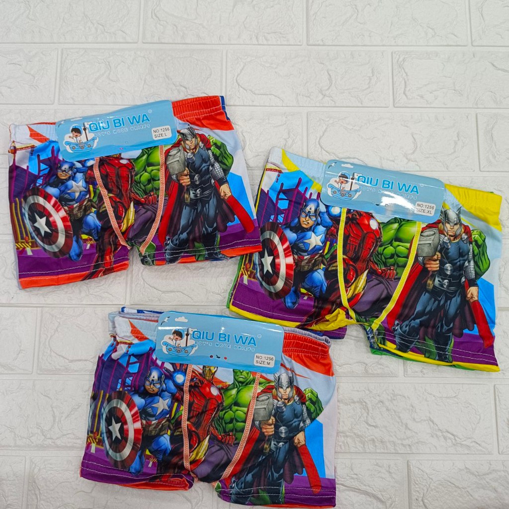 🔥READY STOCK🔥3 PCS BOY CARTOON BOXER / SELUAR DALAM BUDAK LELAKI ...