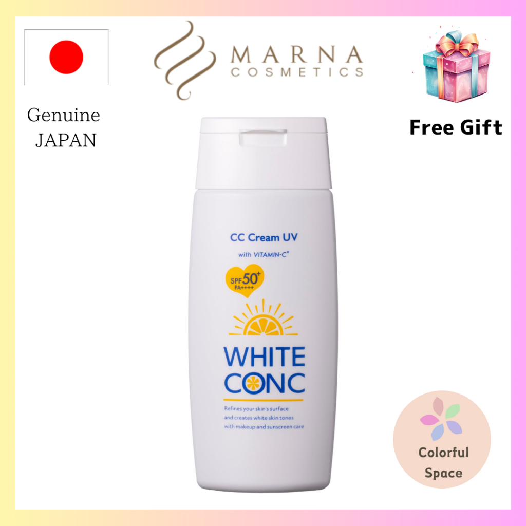 WHITE CONC White CC UV Ⅱ 75g〈SPF50+/PA＋＋＋＋ Sunscreen, tone-up CC cream for whole body, face ...