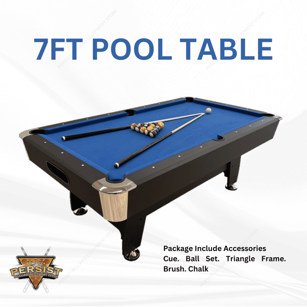Pool Table 7ft - Blue Color - Pool Accessories Equipment [Ready Stock ...