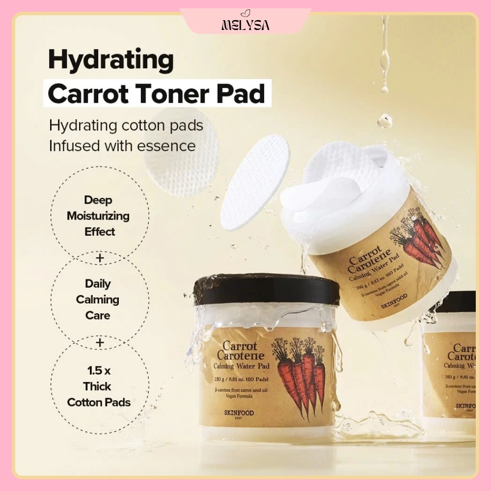 Carrot Carotene Calming Water Pad 60ea / Cooling over-heated skin ...