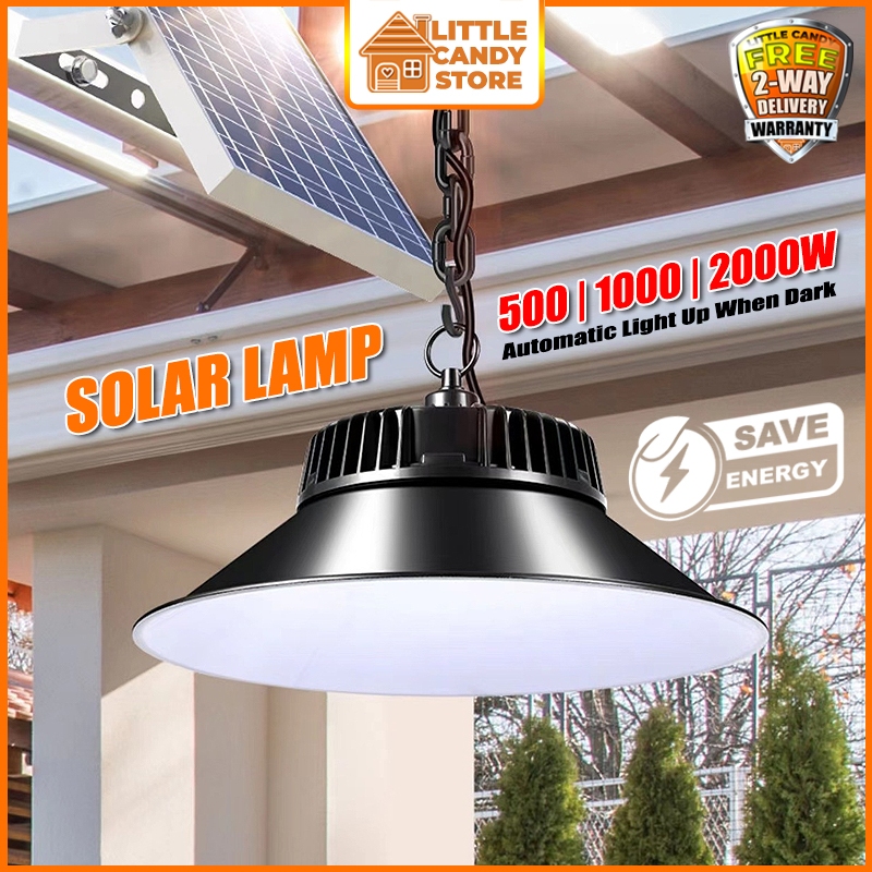 2000W UFO LED Solar Light Indoor Outdoor Lighting Motion Sensor Lamp ...
