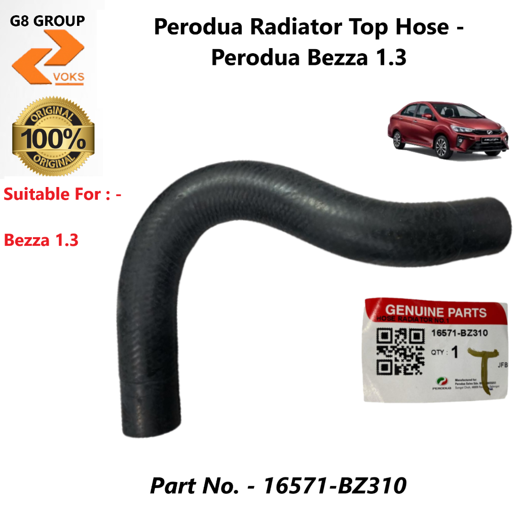 Perodua Radiator Top Hose - Perodua Bezza 1.3 ( 16571-BZ310 ) | Shopee ...
