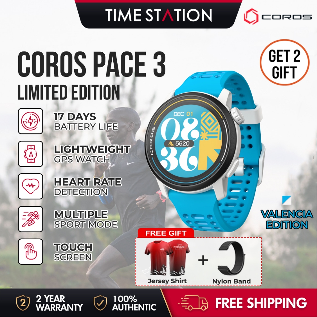 COROS Pace 3 Running Watch With GPS Hiking Swimming Cycling Gym Unisex ...