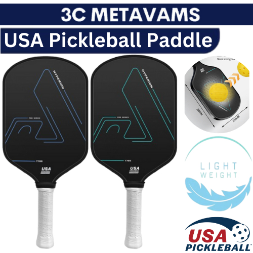 Raket Pickleball T700 16MM Untuk Sukan & Latihan Harian | Lightweight ...