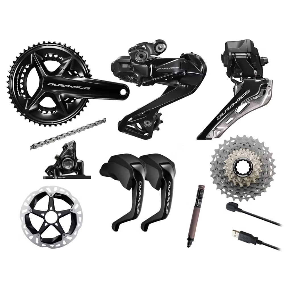 Shimano Dura Ace Di2 TT Groupset 12 11 Speed Upgrade kit triathlon disc ...