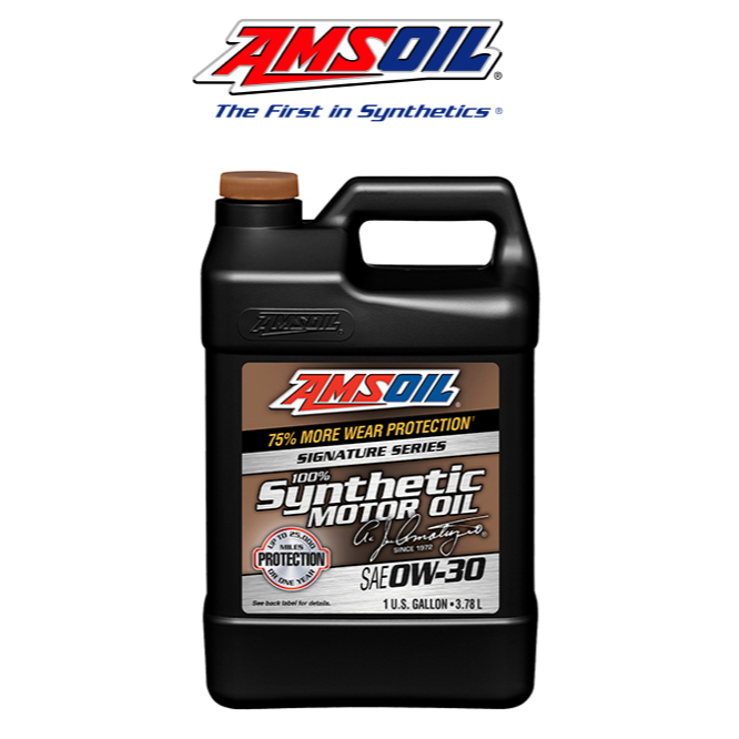 Amsoil Signature Series 0W30 Fully Synthetic Engine Oil (1 Gallon/3.8L ...