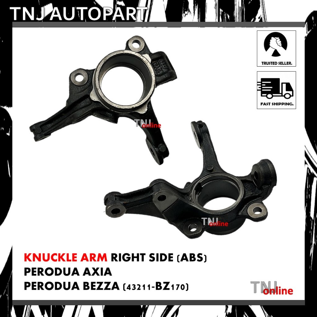 KNUCKLE ARM RIGHT SIDE ( ABS ) / PERODUA AXIA / BEZZA ( 43211-BZ170 ...