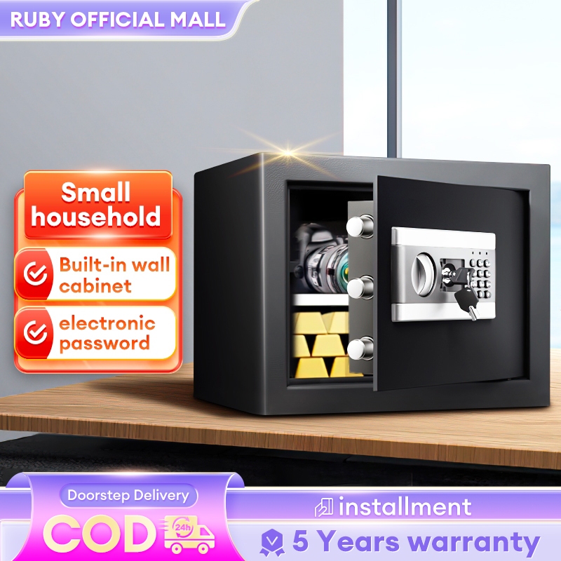 Safety Box Fireproof Safety Box Money Cash Box Safety Box at Home ...