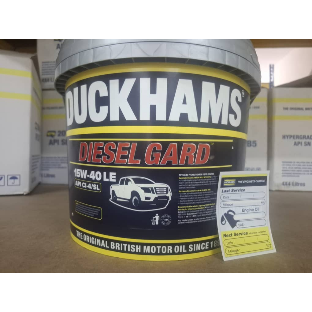 SDT DUCKHAMS ENGINE OIL - DIESEL GARD 15W40 (7.5L) | Shopee Malaysia