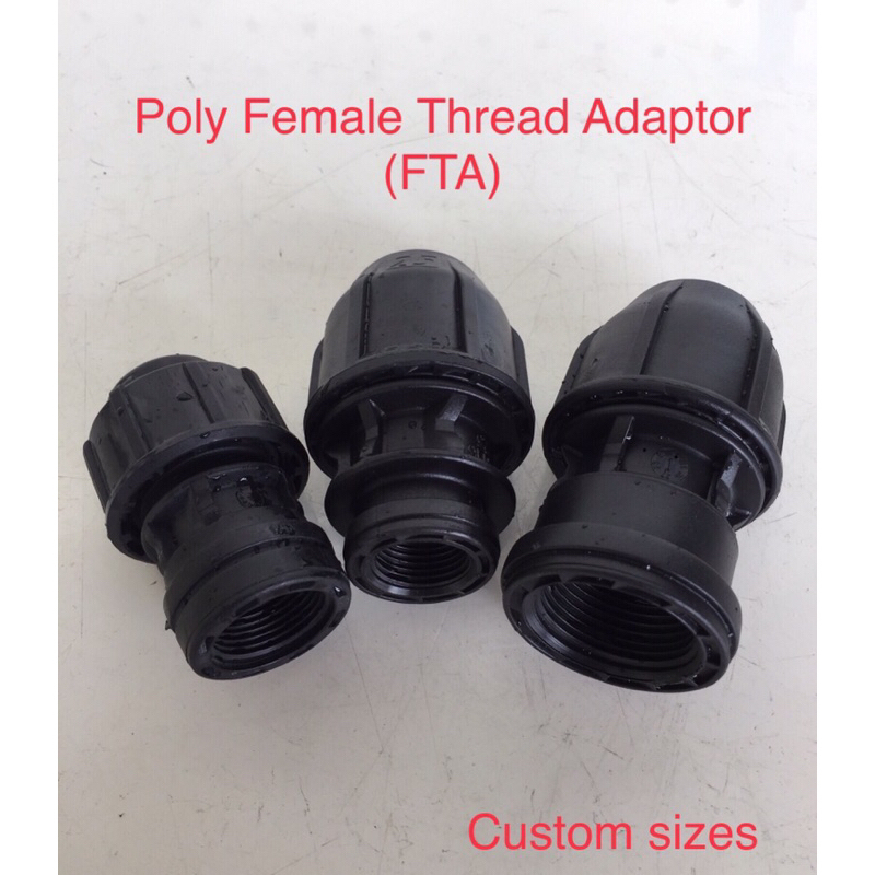 POLY FTA Female Thread Adaptor Poly Female Socket Poly connector gigi ...