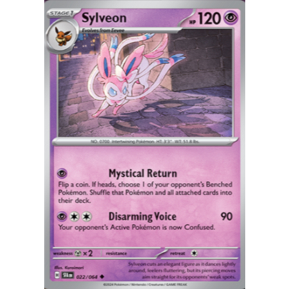 Pokemon TCG SV6.5a Scarlet & Violet : Shrouded Fable - 022/064 - Sylveon | Shopee Malaysia