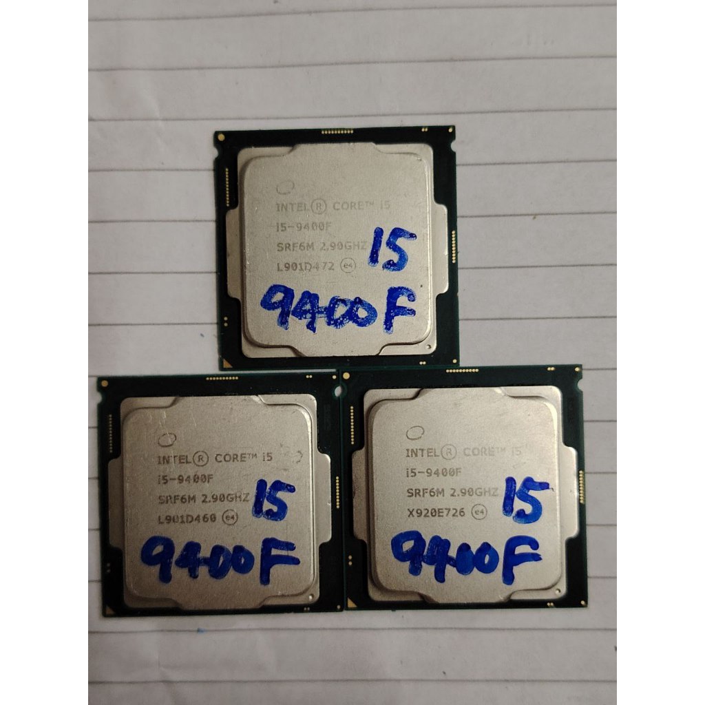 Intel Core i5-9400F 4.10 GHz 9th generation LGA 1151 9th Gen Core Desktop Processor. Lithography ...