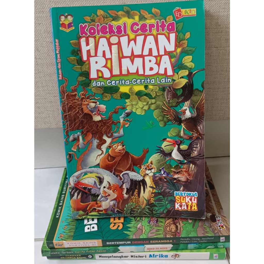 Preloved Buku Cerita HAIWAN RIMBA | Shopee Malaysia