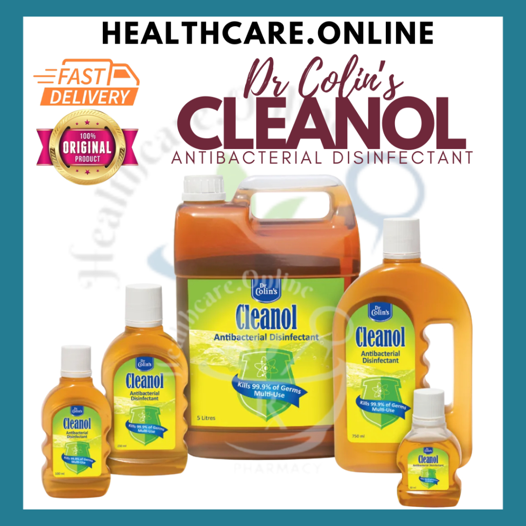DR COLIN CLEANOL ANTIBACTERIAL DISINFECTANT [ KILLS 99.9% OF GERMS ...