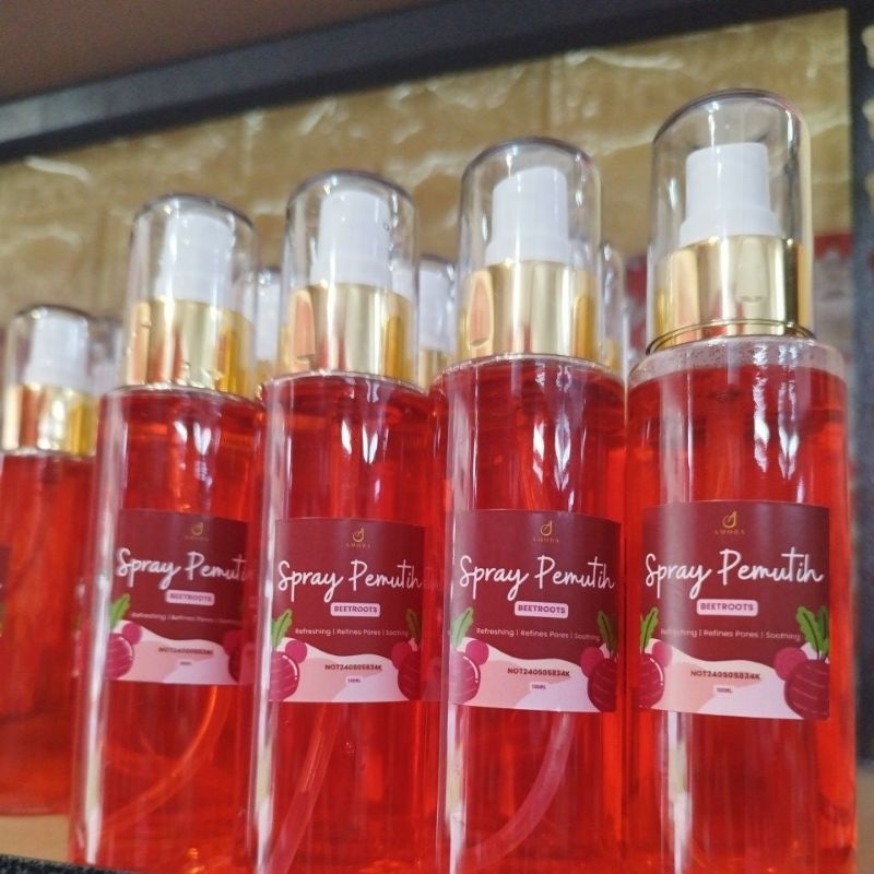 AMORA SPRAY PEMUTIH BEETROOT EXTRACT (untuk semua jenis kulit) 100ml ...