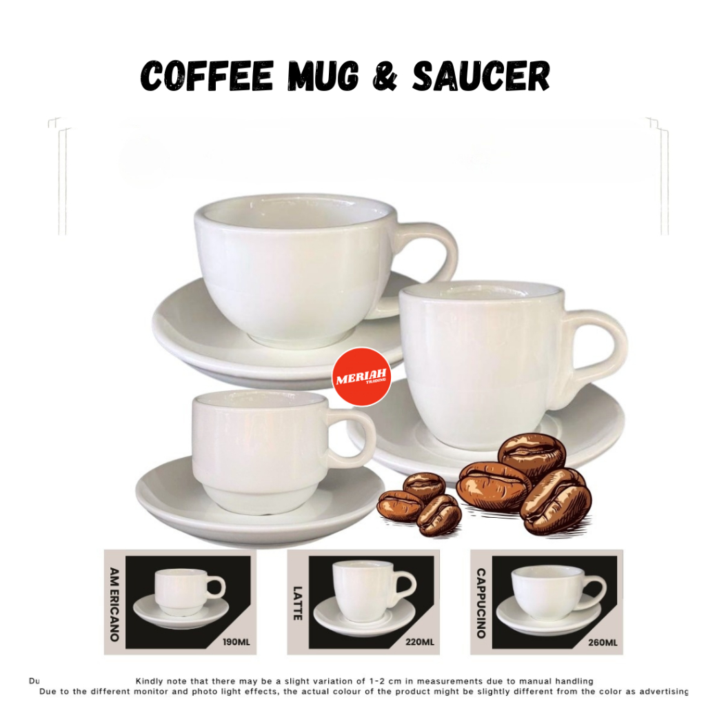 Asoga Coffee Cup Set Cawan Kopi Coffee Mug Ceramic Coffee Mug Set ...