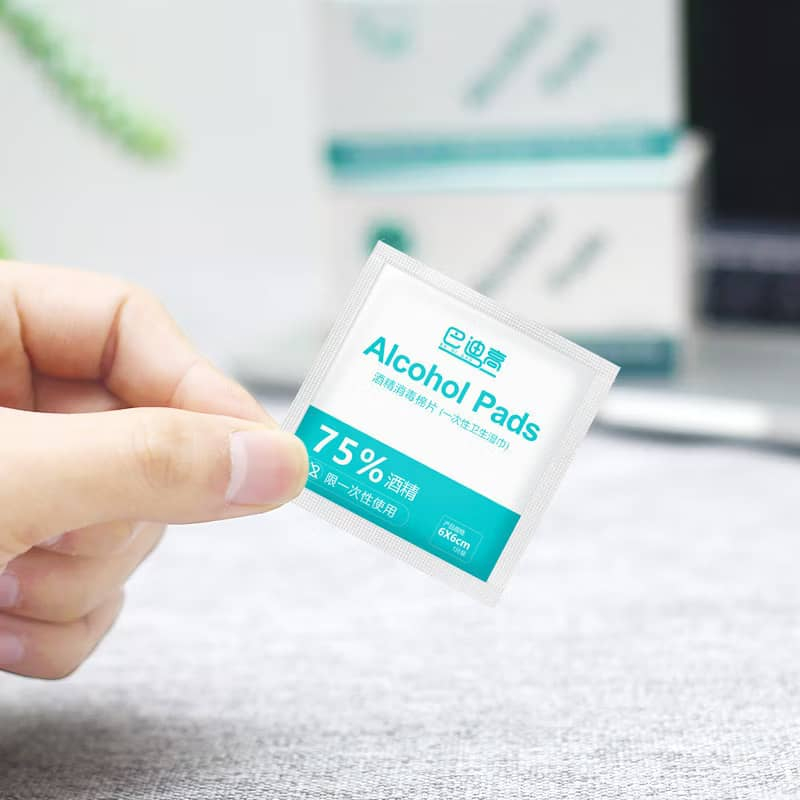 10PCS 75% Alcohol Pads Wet Wipe Glasses Spectacles Wipes Paper Lap ...