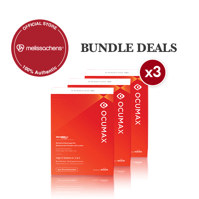 3 Boxes of Auracel Ocumax -Improve Vision Clarity 20 sachets x 3g ...