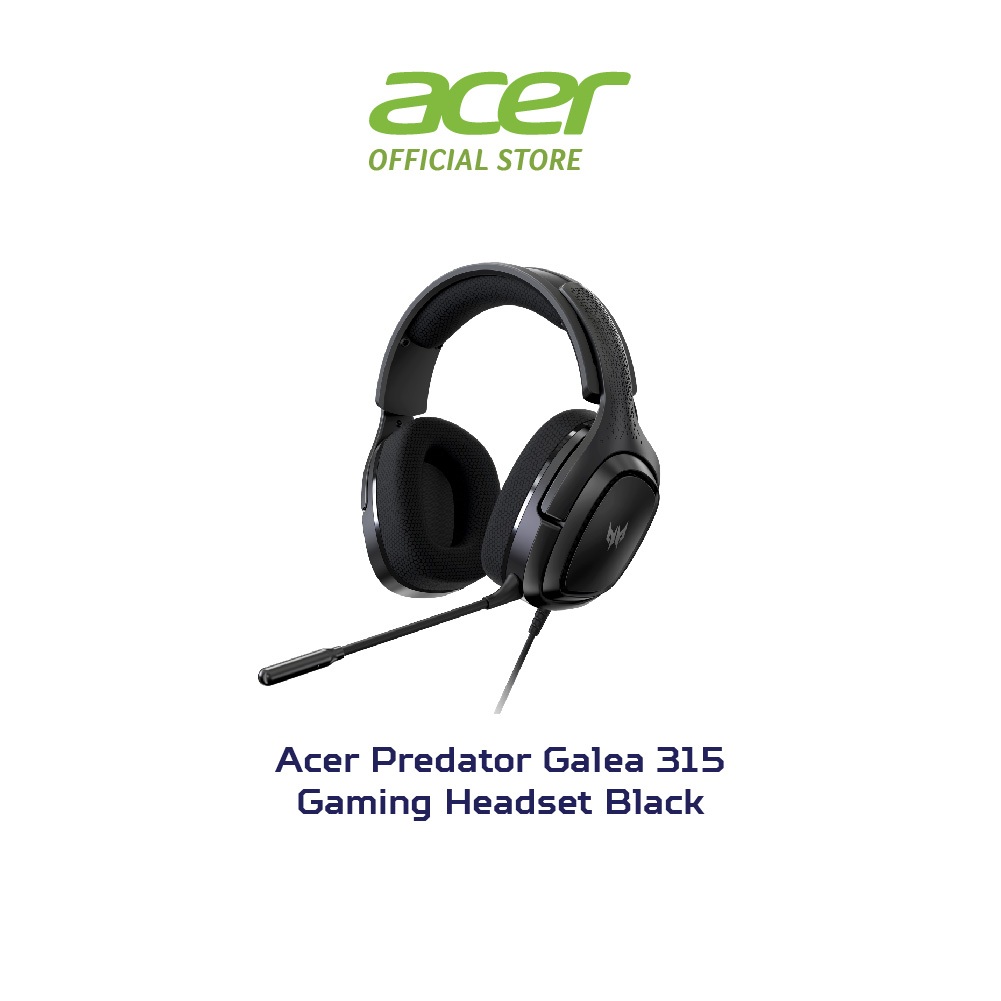 ACER PREDATOR GALEA 315 GAMING HEADSET BLACK | Shopee Malaysia