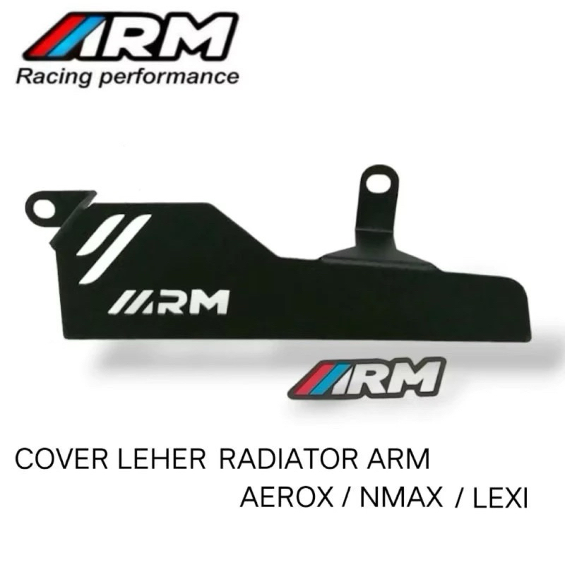 ARM RADIOTOR NECK COVER ALLOY CNC NVX V1 V2 NMAX PENUTUP RADIATOR PNP ...