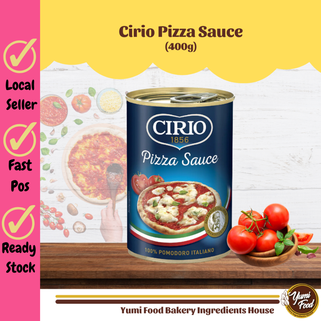 [READY STOCK] Cirio Pizza Sauce 400g / Sos Pizza / Authentic Italian ...