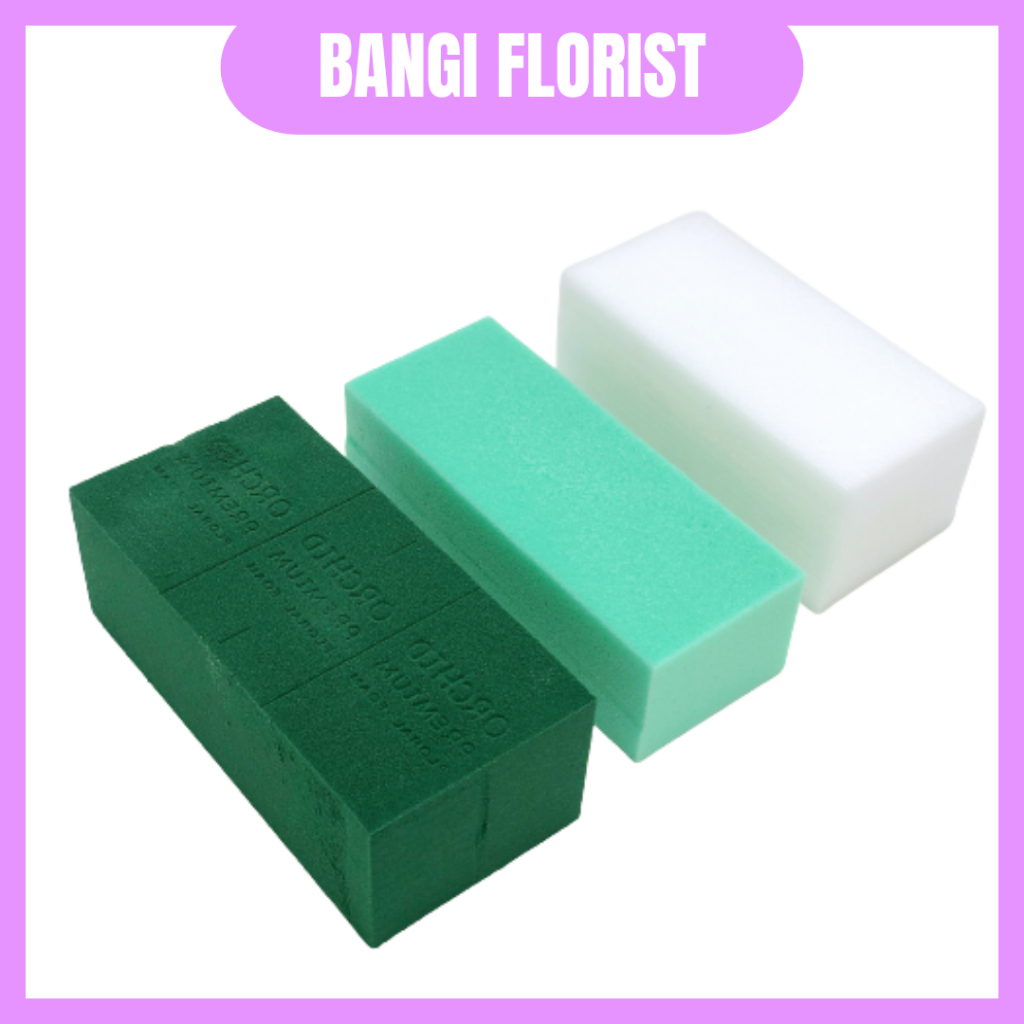 (1PC) Dry Floral Foam Dry Sponge Dry Flower Wet Foam Dry Span Bunga ...