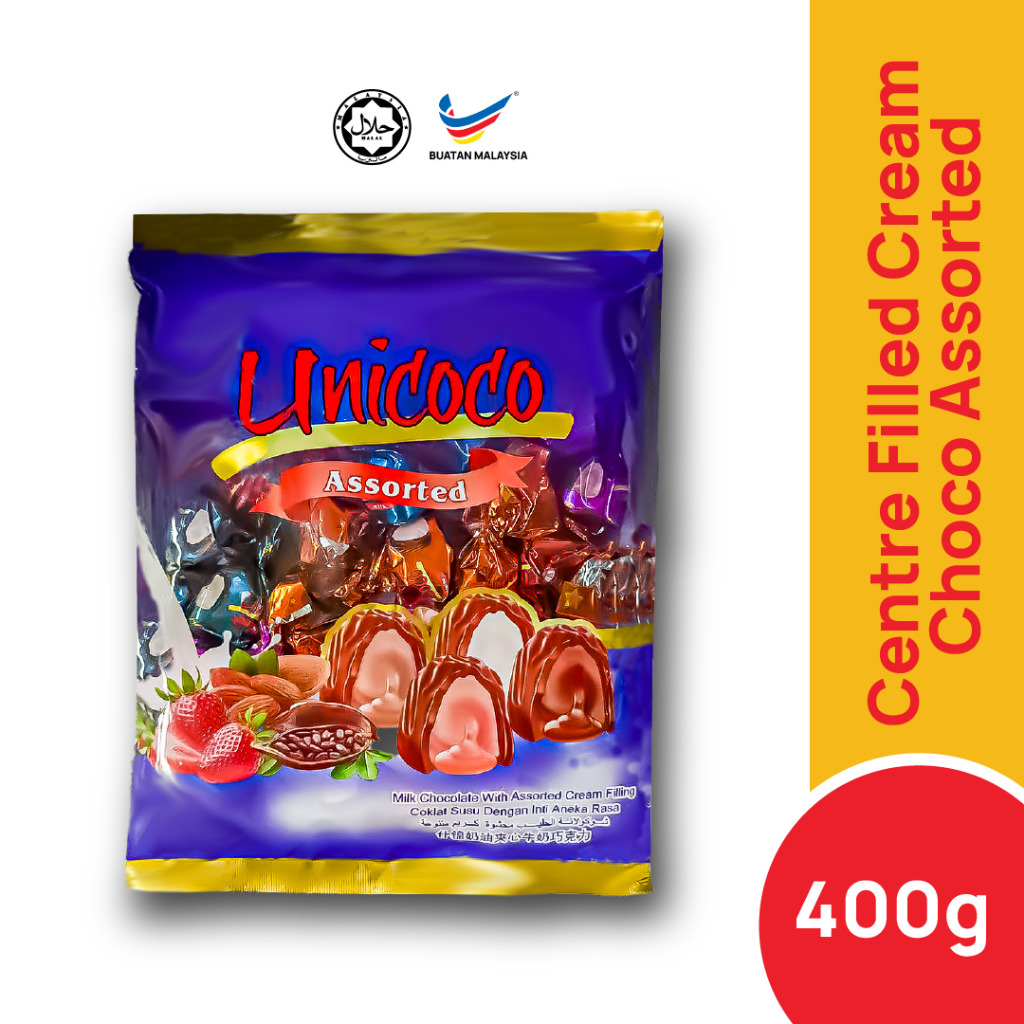 Unicoco Cream Chocolate Assorted 400g | Shopee Malaysia