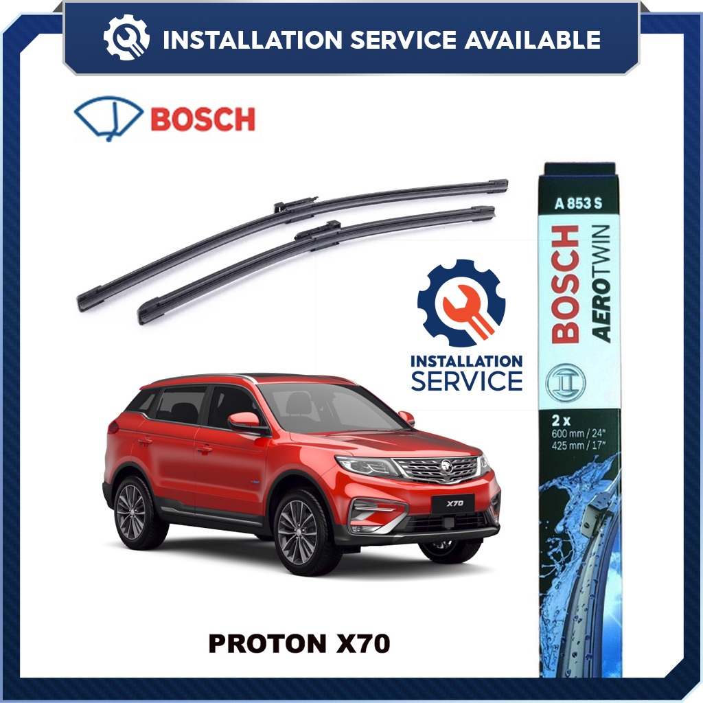 PROTON X70 2018+ A853S BOSCH AEROTWIN WINDSCREEN WIPER SET (24/17 ...