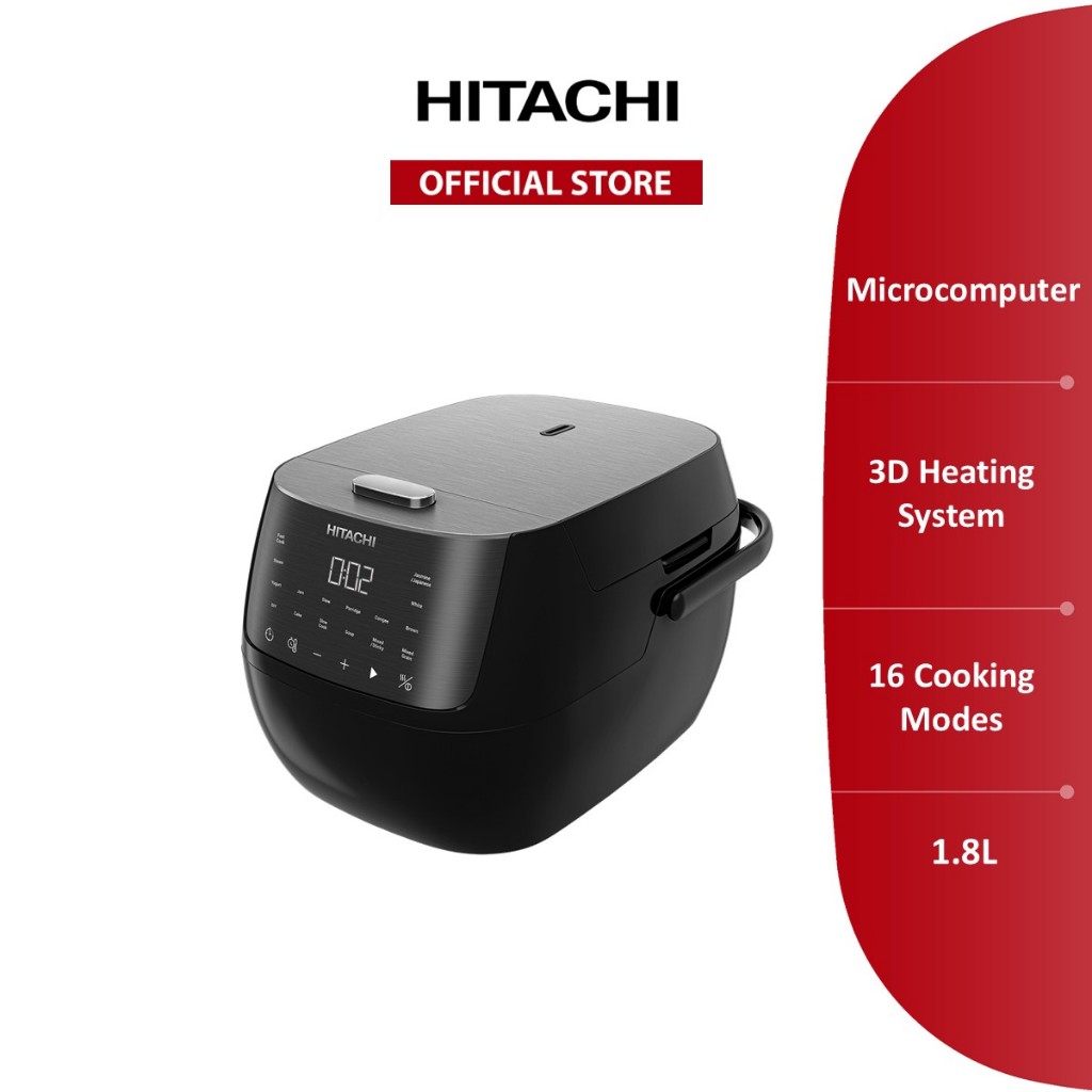 Hitachi Rice Cooker Microcomputer 1.8L (RZ-S18VN BK) | Shopee Malaysia