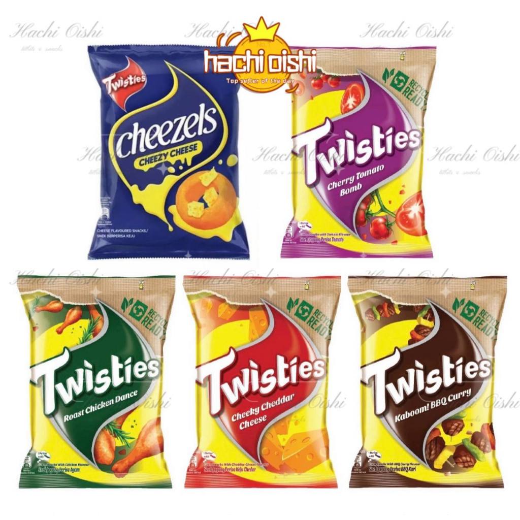 Twisties Cheezels Cheezy Cheese 140g Cheese Flavoured | Shopee Malaysia